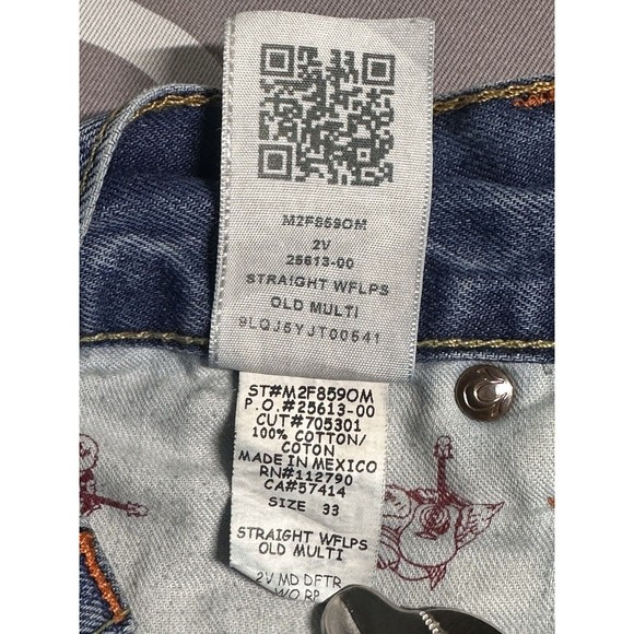 True Religion | Jeans | True Religion Straight Fit 0 Cotton Mens Blue ...